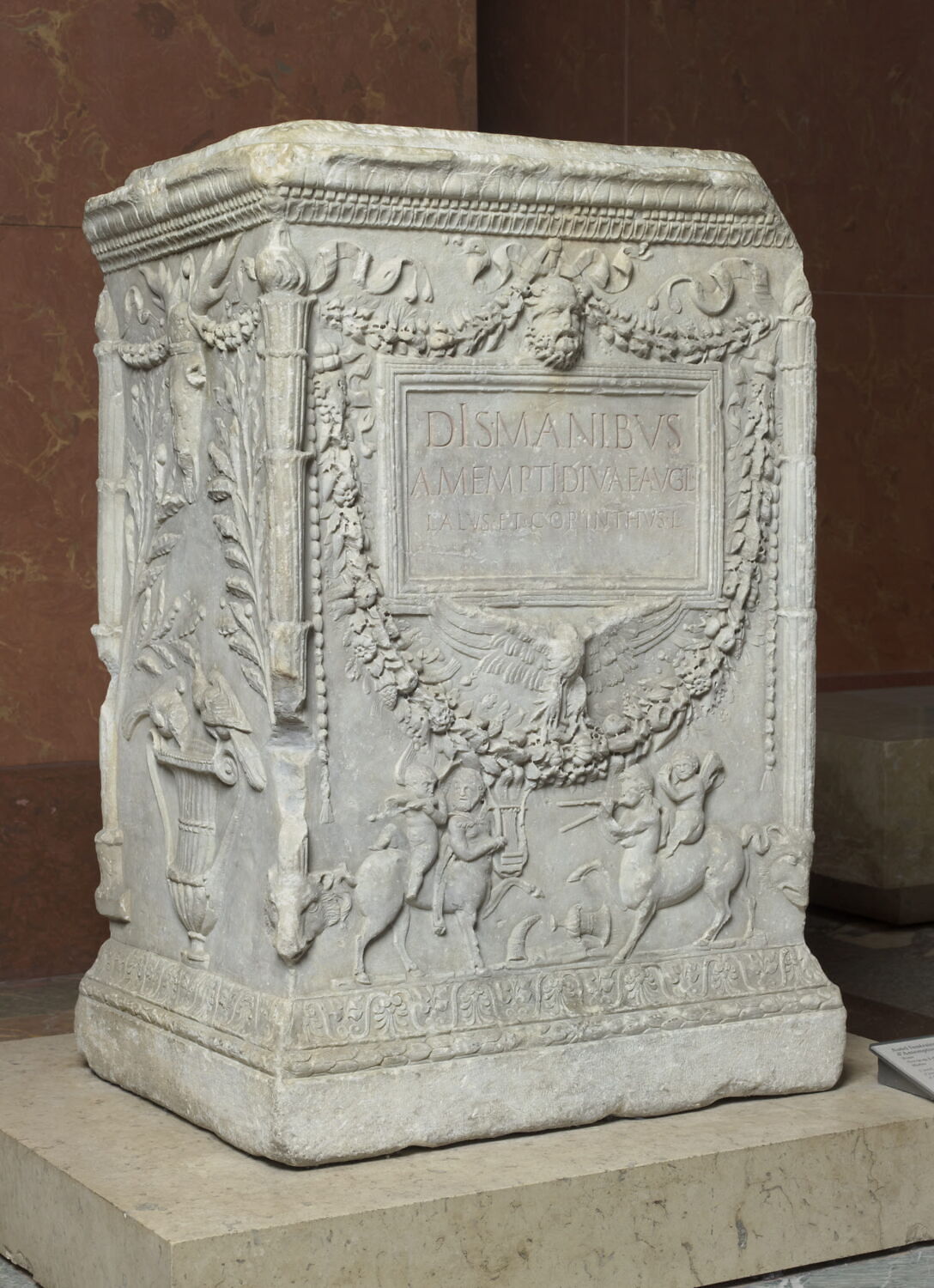 cippe ; Cippe d'Amemptus - Louvre Collections